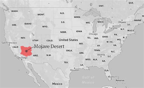 Mojave Desert Map