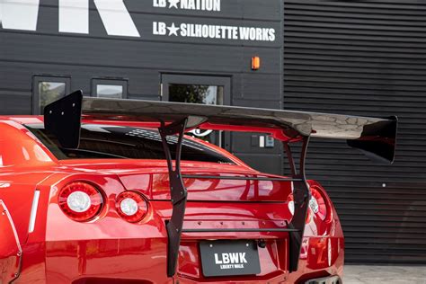 Liberty Walk Lb Works Type Ii Ver Rear Wing For R Nissan Gt R Gt Rr