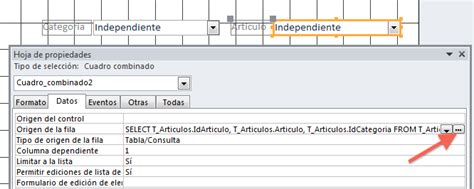 Cuadros combinados en cascada Access Excel VBA y más