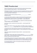 TABC Practice Test 2023 100 Correct Questions And Answers TABC Practice Stuvia US