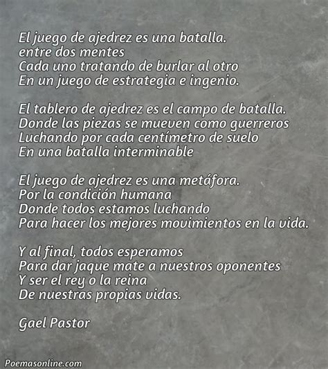 Cinco Mejores Poemas Sobre Ajedrez Poemas Online