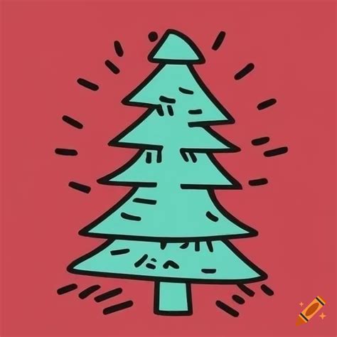 Christmas Tree Pencil Sketches