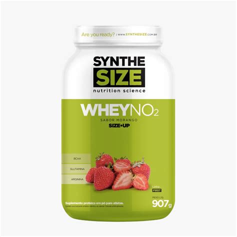 NO2 WHEYPROTEIN 907G MORANGO Carol Distribuidora
