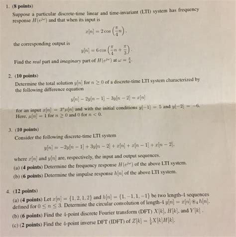 Points Suppose A Particular Discrete Time Chegg Com