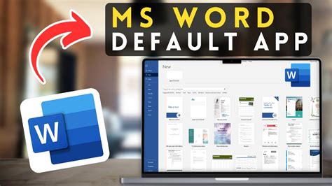 How To Set Microsoft Word As A Default App Ms Word Tutorial 2025 Youtube