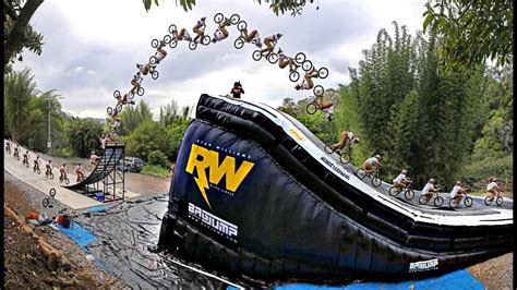 Quadruple Backflip On Bmx And Scooter Youtube
