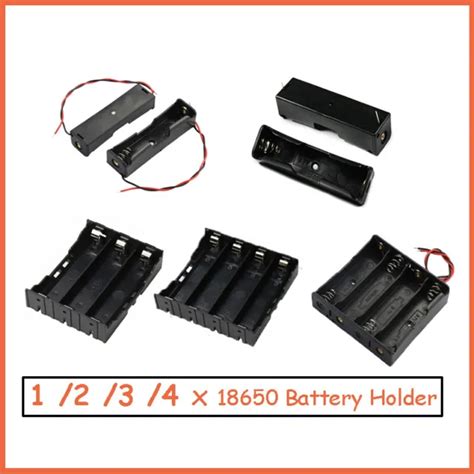 18650 Battery Holder Box Case 3 7v Box Multi Choice 1 2 3 4 Cell Pp
