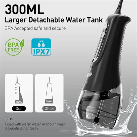 Cordless Water Dental Flosser Wireless Convenient 2000mah Temu
