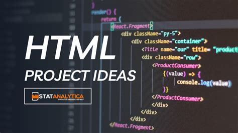 Top 50 Html Project Ideas Revised 2024
