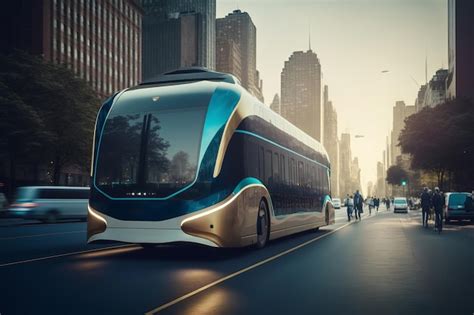 Premium Photo The Future Of Electric Autonomous Freight Transport