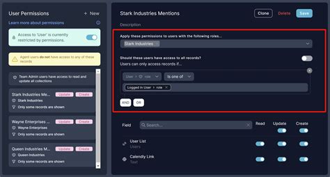 Comment tagging should respect user table permissions - Feature Requests - Noloco