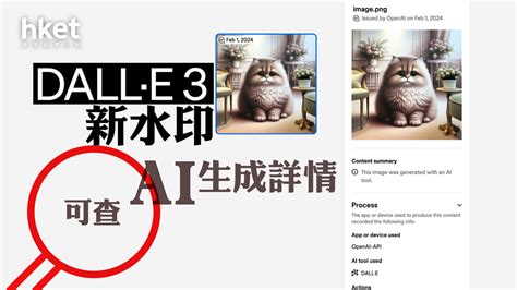 【ai水印】dall E 3將增新水印 提升影像可信度