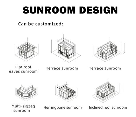 Solarium Panels Window Sunroom Glass House Pergola Aluminium Sunroom