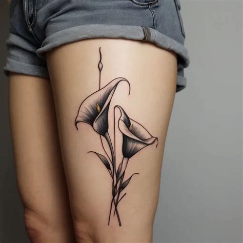 Calla Lily Tattoos Meaning Symbolism 147 Designs Hbtat2