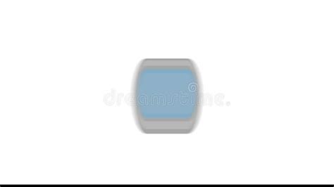 Send Cv Blue 3d Button In Flat Style Isolated On White Background