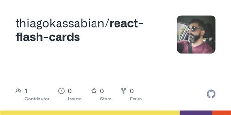 GitHub Thiagokassabian React Flash Cards