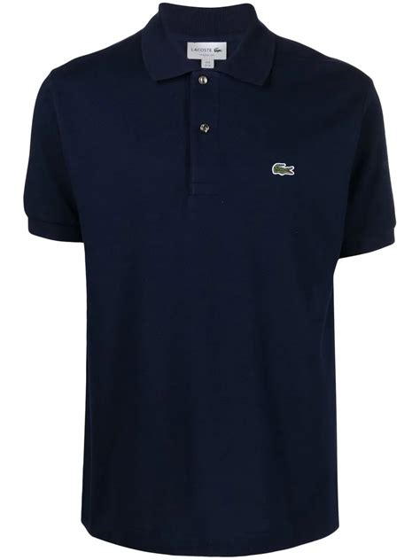 Lacoste Logo Patch Polo Shirt Farfetch