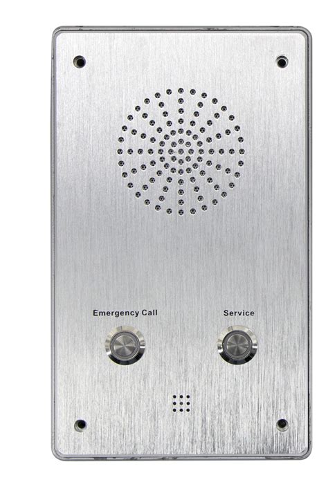 Di 9712a Ip Network Intercom Slave Station Emergency And Service Dual Button Ip Intercom System