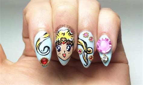 16 nail arts de desenhos animados que vão encantar você