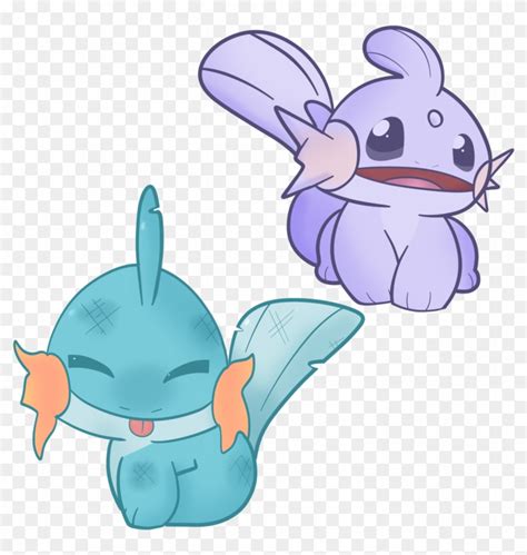 Two More Mudkips Now Introducing Sunk And A Dratini Mudkip Cartoon