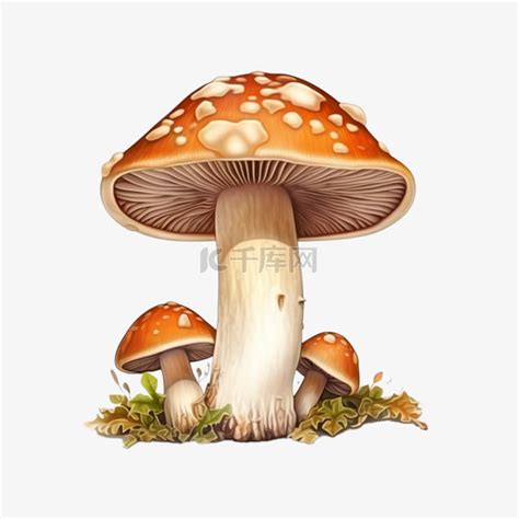 扁平插画手绘蘑菇素材图片免费下载 千库网