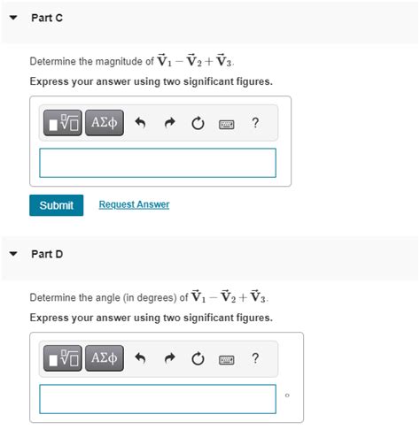 Solved Determine The Magnitude Of The Sum Of The Three Chegg