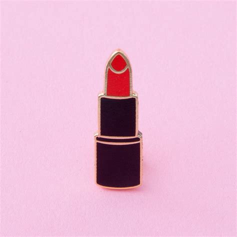 Lipstick Pin Lips Pin Lipstick Pin And Patches