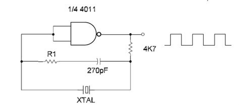 Crystal Nand Oscillator Cir096e