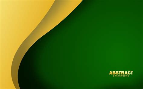 Abstract Overlap Layer Green Luxury Background Vector 11511007 Vector