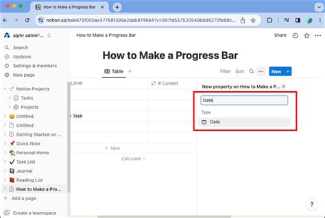 How To Make A Progress Bar In Notion
