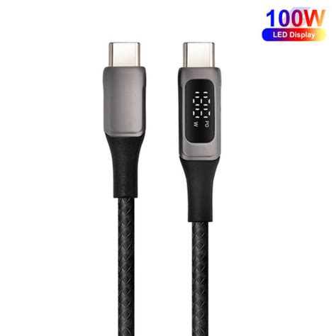 Pd W Cable Notebook Smartphone Powerbank V A Fast Charging Usb Type C Cable