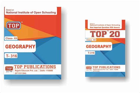 TOP NIOS Class 12 Geography 316 Guide TOP 20 Most Important Question