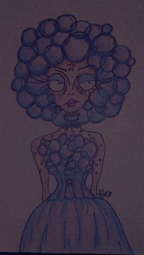 Lumpy Space Princess In Tim Burton Style Drawings Lumpy Space Princess Tim Burton Style
