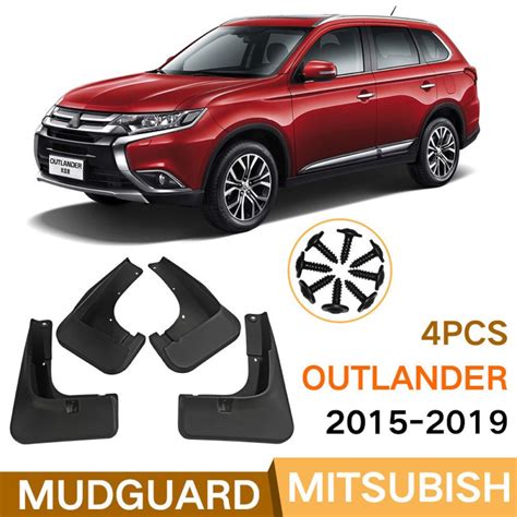 передние и задние автомобильные брызговики для Mitsubishi Outlander ...