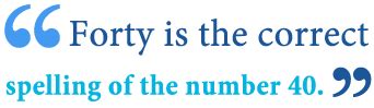 Forty Or Fourty What S The Difference Writing Explained