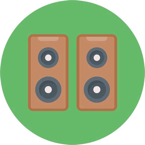 Premium Vector Speakers Vector Illustration Style