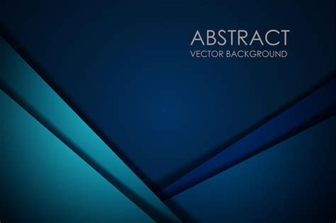 Premium Vector Abstract Green Blue Overlap With Text On Dark Blank