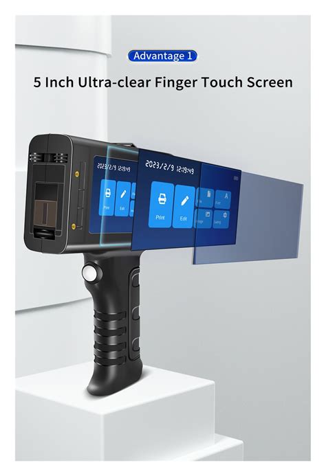 Handheld Printer Portable Inkjet For Metal Barcode Logo Bulk Qr Code