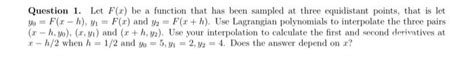 solved question 1 let f x be a function that has been