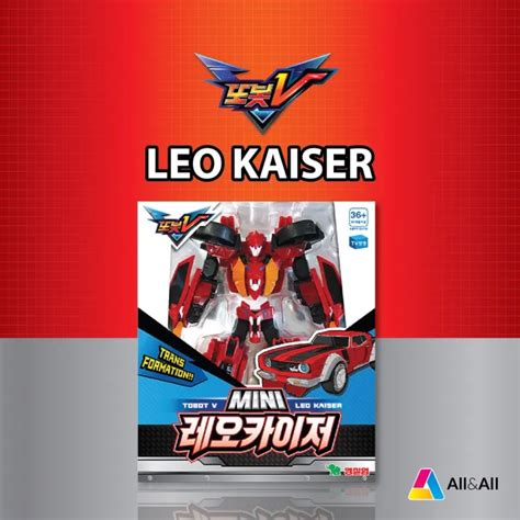 [tobot V Mini] Leo Kaiser หุ่นยนต์แปลงร่างเป็นหุ่นยนต์ ของเล่นเกาหลี