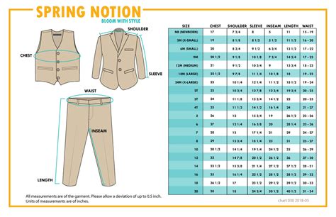 Tuxedo Sizes Chart Uk