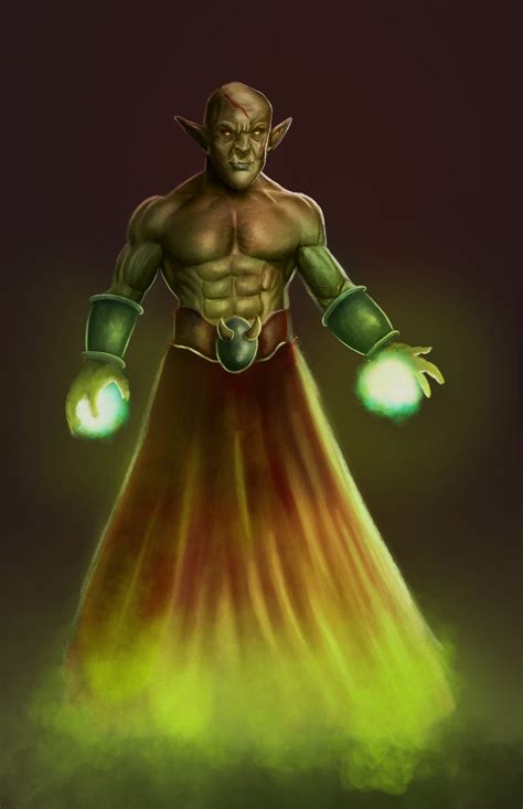 Artstation Orc Wizard