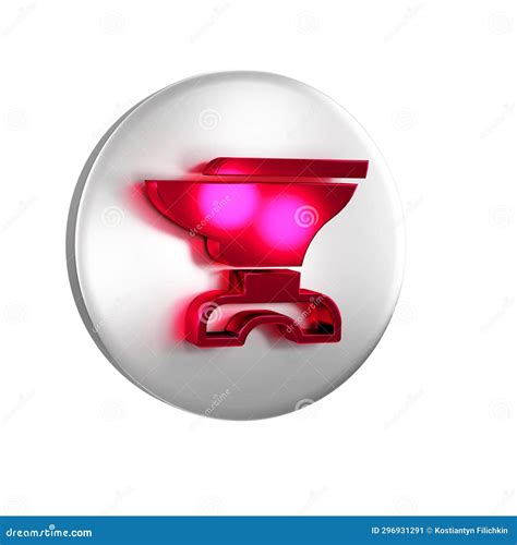 Set Anvil For Blacksmithing Hammer Round Wooden Shield And Executioner Mask Icon Vector