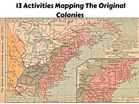 13 Activities Mapping The Original Colonies Teaching Expertise