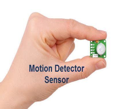 Motion Detector Circuit With Working Description And Its Applications