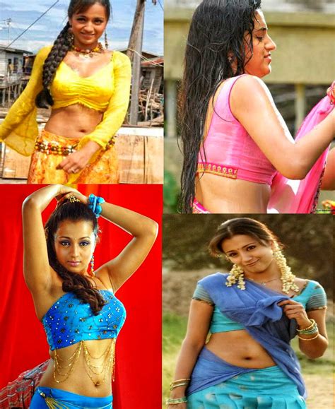 Trisha Hot Navel In Bheema