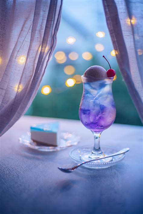 クリームソーダ職人tsunekawa旅する喫茶 On Twitter 夜空の喫茶店。 Pretty Drinks Pretty