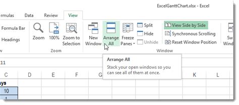 How To View Spreadsheets Side By Side In Separate Windows In Excel