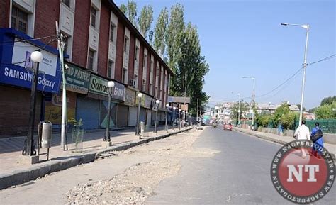 Separatist Sponsored Strike Hits Normal Life In Kashmir