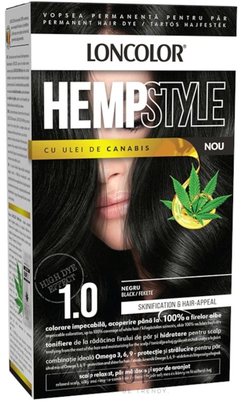 Loncolor Hempstyle Permanent Hair Dye - Перманентная краска для волос с ...